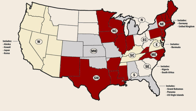Provinces of Kappa Alpha Psi | RPA Kappas